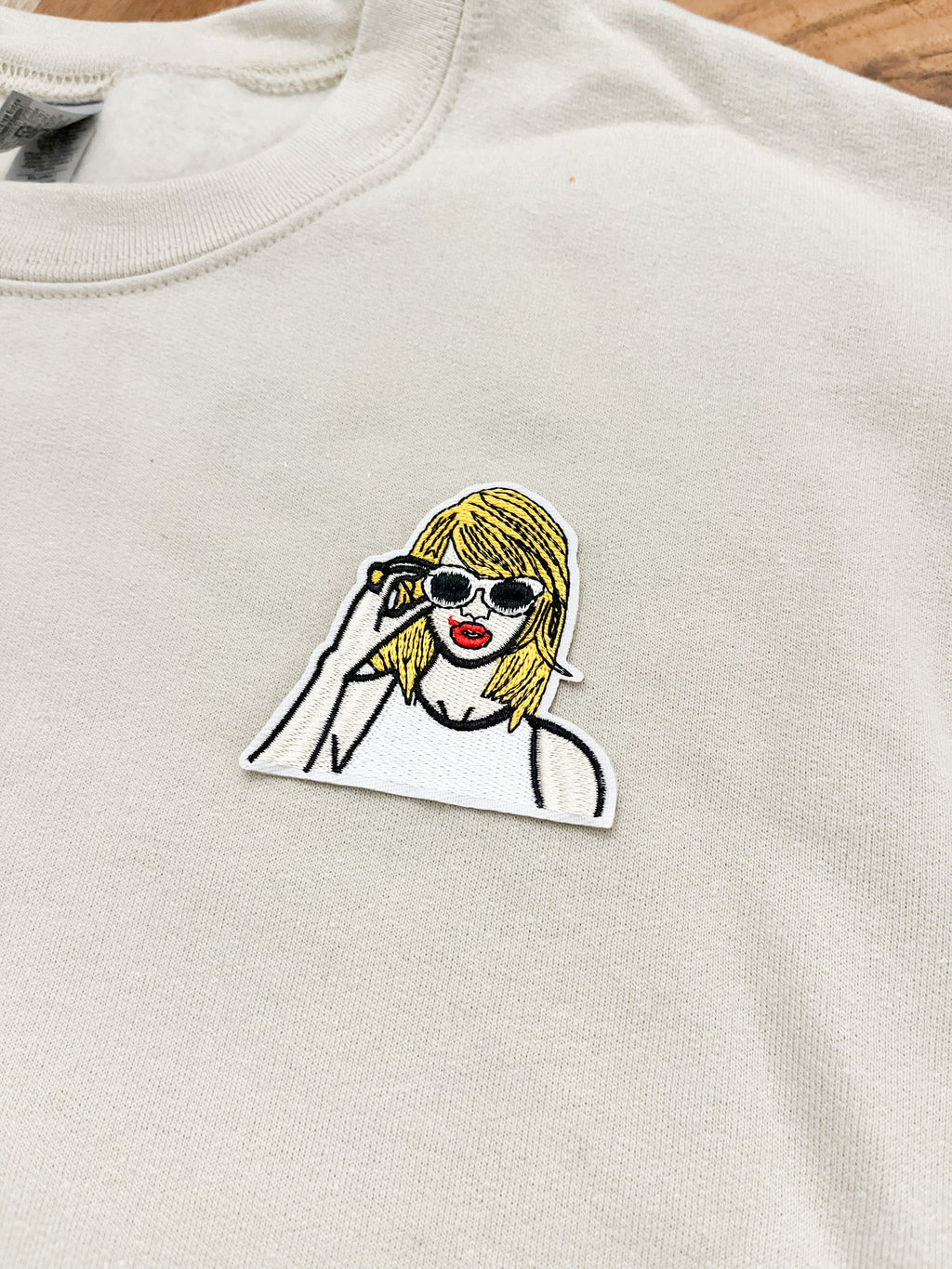 Embroidered Heat Transfer - Taylor Shades – Blue Drop Transfers