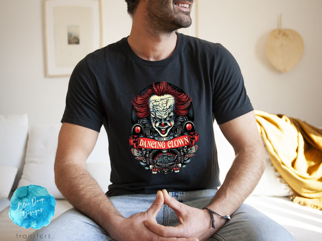 Vibrant Pennywise Full Colour Transfer – Blue Drop Transfers