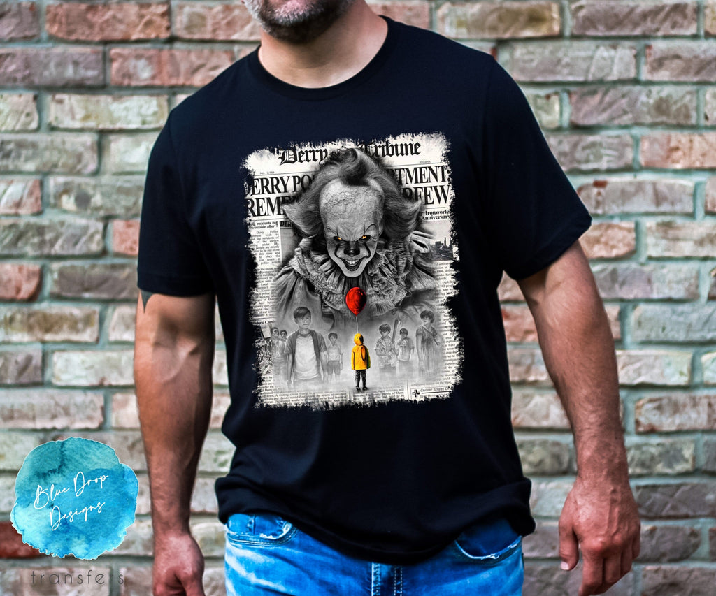 Pennywise News Full Colour Transfer – Blue Drop Transfers