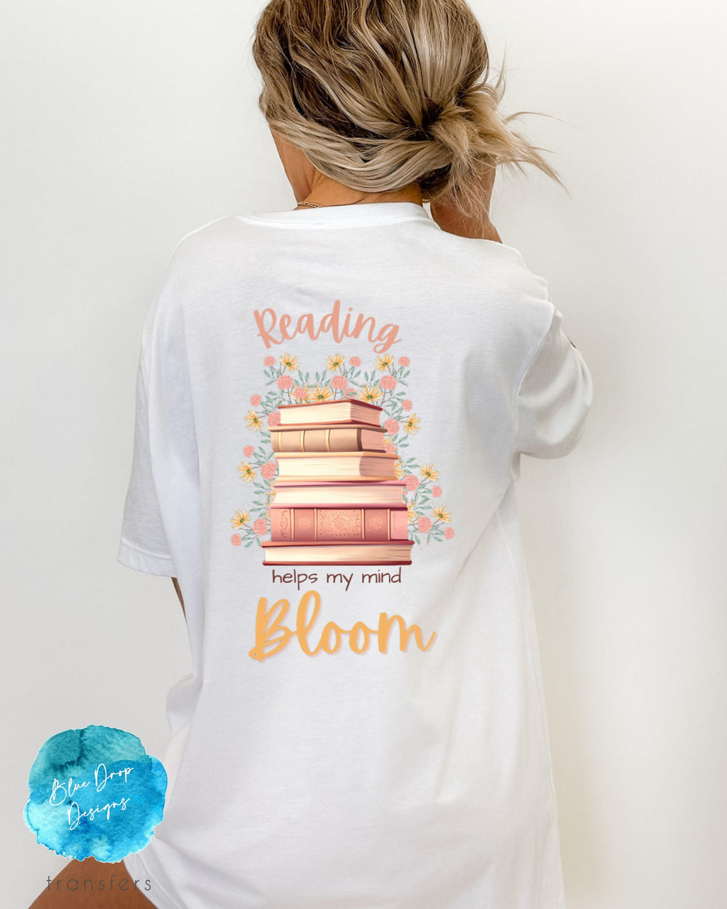 Reading Bloom Full Colour Transfer – Blue Drop Transfers