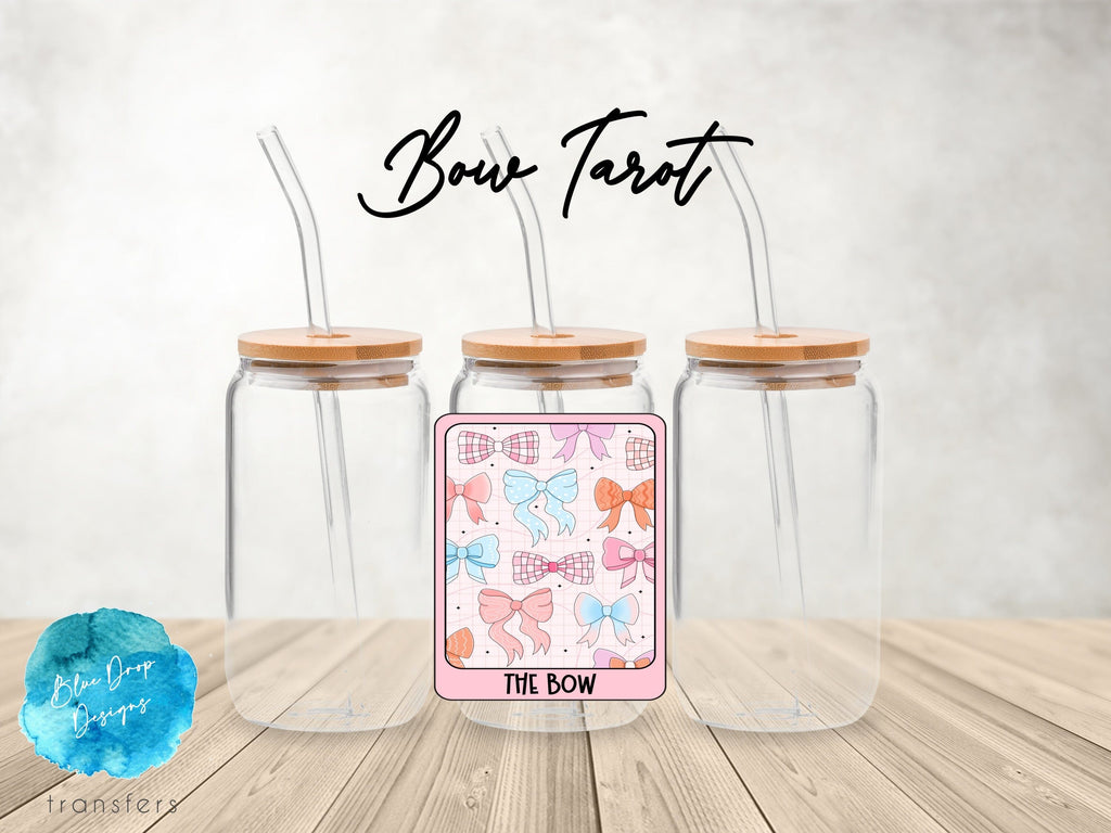 Bow Tarot UV DTF – Blue Drop Transfers