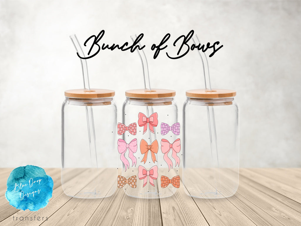 Bunch of Bows UV DTF – Blue Drop Transfers