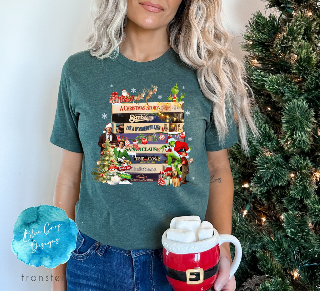 Christmas Movie Stack Colour Transfer – Blue Drop Transfers