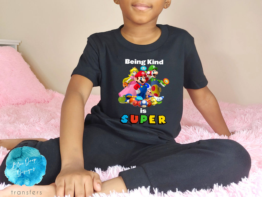 Being Kind is Super Mario Transfer – Blue Drop Transfers