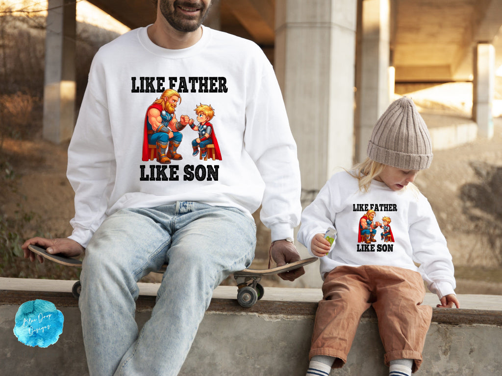 Thor Father Son Full Colour Transfer – Blue Drop Transfers