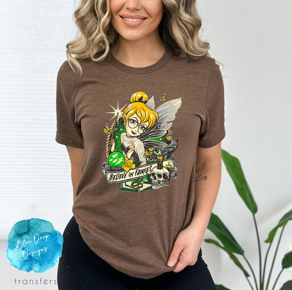 Dark Tinkerbell Full Colour Transfer – Blue Drop Transfers