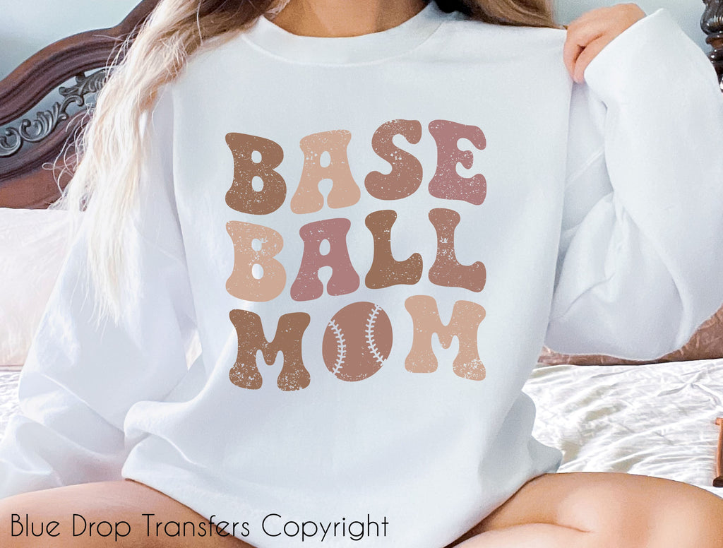 Baseball Mom Boho Full Colour Transfer – Blue Drop Transfers