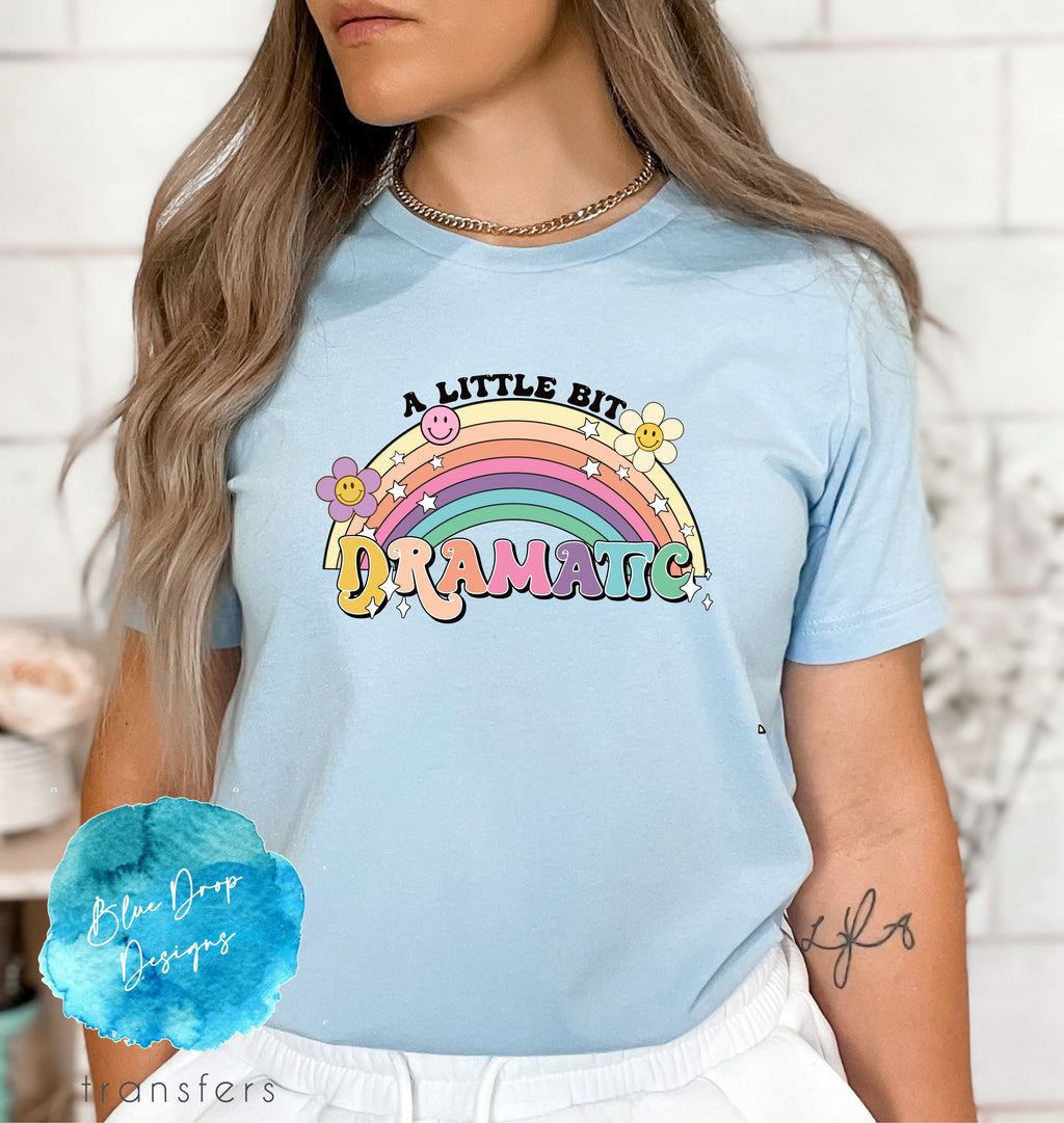Dramatic Rainbow Full Colour Transfer – Blue Drop Transfers